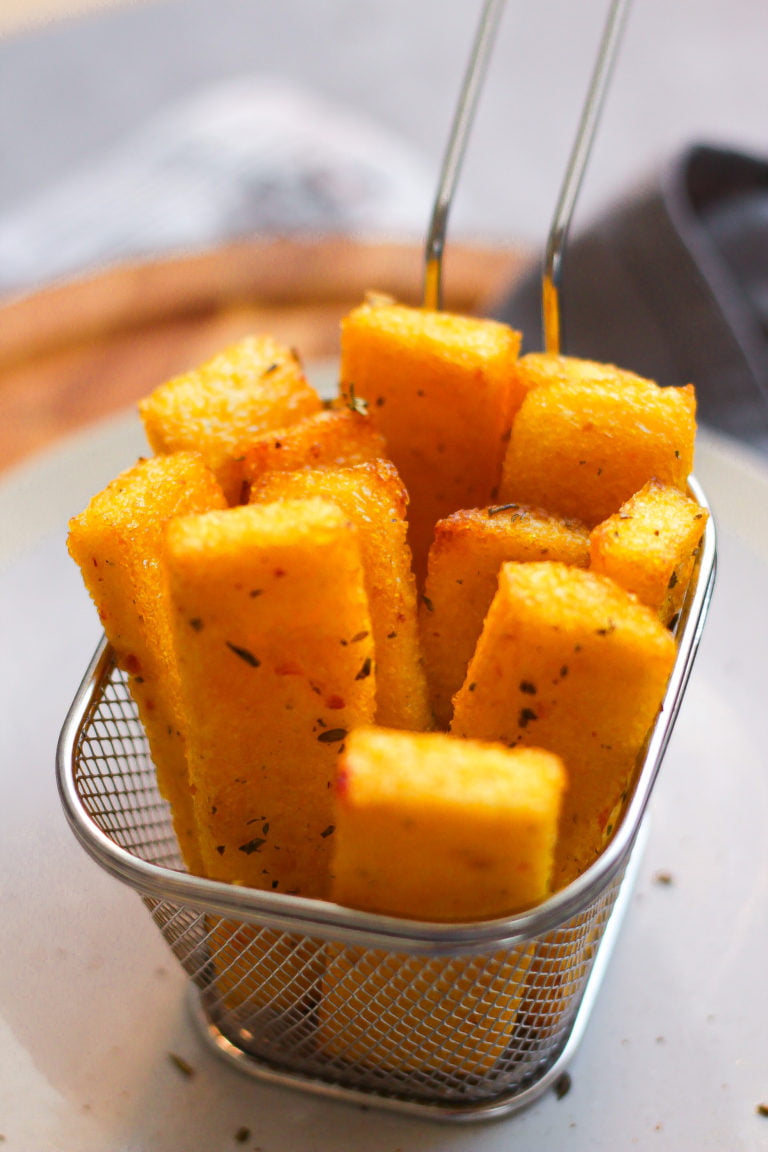 Crispy baked semolina