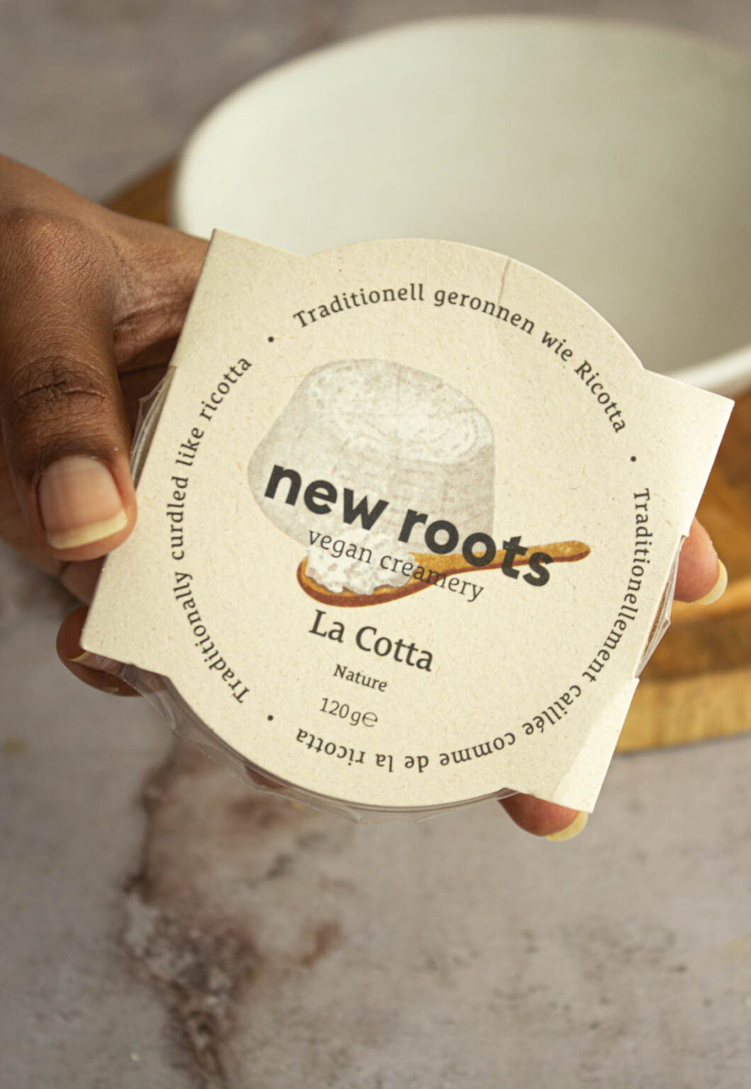 Pumpkin and ricotta cheese ravioli (vegan)